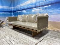 China Outdoor Furniture Modern Design Garden Sofa Set with Aluminum Frame and Rattan Weaving for sale