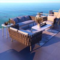 China Hotel Restaurant Banquet Home and Coffee Rattan/Wicker Frame Outdoor Patio Furniture Sofa Sets for sale