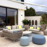 China Hotel Restaurant Banquet Home and Coffee Rattan/Wicker Frame Outdoor Patio Furniture Sofa Sets for sale