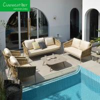 China Outdoor Furniture Weaving Sectional Rattan Garden Sofa Set for Hotel Restaurant Banquet and Home for sale