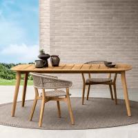 China Modern Outdoor Furniture Patio Furniture Outdoor Chairs Garden Teak Weaving Chair for Villa Courtyard for sale