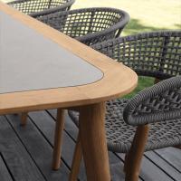 China Modern Outdoor Furniture Patio Furniture Outdoor Chairs Garden Teak Weaving Chair for Villa Courtyard for sale