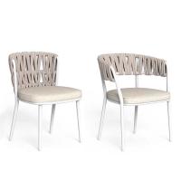 China NO Folded Outdoor Patio Furniture Restaurant Garden Sets with Dining Garden Chairs Mail Packing NO Folded Mail Packing for sale