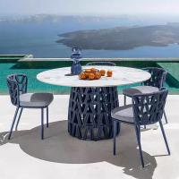 China NO Folded Outdoor Patio Furniture Restaurant Garden Sets with Dining Garden Chairs Mail Packing NO Folded Mail Packing for sale