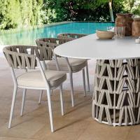 China NO Folded Outdoor Patio Furniture Restaurant Garden Sets with Dining Garden Chairs Mail Packing NO Folded Mail Packing for sale