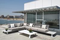 China Outdoor Aluminum Furniture Garden Aluminum Sofa Set for Aluminum Material for sale
