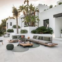 China Outdoor Aluminum Furniture Garden Aluminum Sofa Set for Aluminum Material for sale