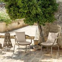 China NO Folded Customized Color Patio Furniture Garden Chairs Set for Restaurant Leisure Aluminum Chair for sale