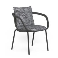 China NO Folded Customized Color Patio Furniture Garden Chairs Set for Restaurant Leisure Aluminum Chair for sale