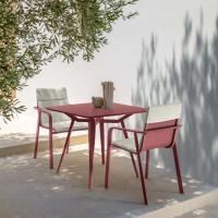 China Modern Outdoor Furniture Aluminium Garden Dining Set  for Hotel Restaurant Banquet for sale