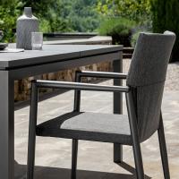 China Weather-Resistant Aluminum Rattan Patio Chair for Hotel Restaurant Banquet Home and Coffee for sale