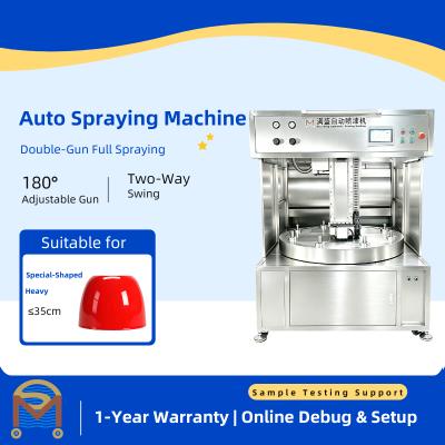 China Smart Automatic Painting Machine, Industrial Spraying Equipment for Metal Lampshade Glaze Coating for sale