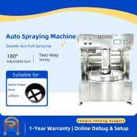 China Automated Coating Equipment, Automatic Spray Machine for Metal Container Oil Paint and UV Coating for sale