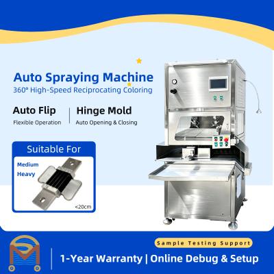 China Automatic Spraying Machine, Industrial Coating Equipment for Metal Flow Divider Surface Finishing for sale