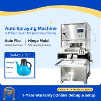 China Automatic Spray Painting Machine, Coating Equipment for Plastic Craft Kettle Water-Based & UV Paint Spraying for sale
