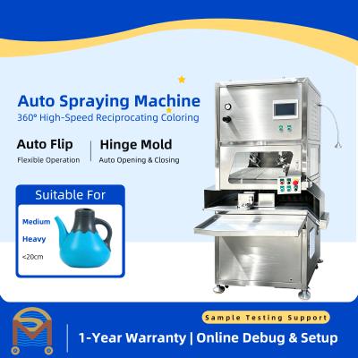 China Automatic Spray Painting Machine, Coating Equipment for Plastic Craft Kettle Water-Based & UV Paint Spraying for sale