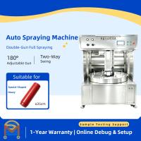 China Metal Hardware Spray Painting Machine, Automatic Coating Equipment for Metal Cup Surface Treatment for sale