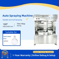 China Industrial Automatic Spray Machine, Coating Equipment for Glass Bottle UV Paint and Glaze Spraying for sale