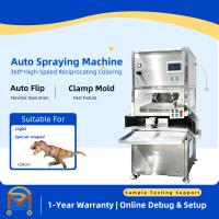 China Automatic Spray Painting Machine, Coating Equipment for Plastic Dinosaur Tyrannosaurus Rex Toy Surface Spraying for sale