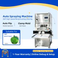 China Automatic Spray Painting Machine, Coating Equipment for Plastic Green Apple Toy Surface Spraying for sale