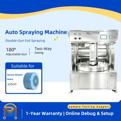China Automatic Spray Painting Machine, Coating Equipment for Metal Wind Cover Spraying for sale