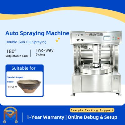 China Automatic Spray Painting Machine, Coating Equipment for Ceramic Bowl Surface Spraying for sale