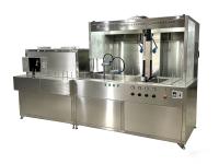 China 400X5 Automatic Spray Painting Machine, Coating Equipment for Cosmetic Glass Bottles Spraying for sale