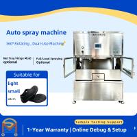 China Automatic Spray Painting Machine, Coating Equipment for Black 3D Printed Shoes Spraying for sale