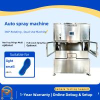 China Automatic Spray Painting Machine, Coating Equipment for Blue 3D Printed Shoes Spraying for sale