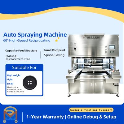 China Automatic Spray Painting Machine, Coating Equipment for Black Buttons Spraying for sale