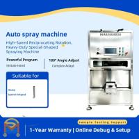 China 500X8 Eight-Axis Servo Reciprocating Spray Painting Machine Dual-Turntable 360-Degree Coating System for sale