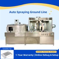 China Ground Line Customized Automatic Spray Coating System Dual Guns for 3C Plastic Housings for sale