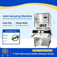 China High Precision Spraying Equipment for Auto Emblem Surface Uniform Paint Processing Machine for sale