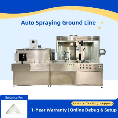 China Plastic Parts Automatic Spray Coating Machine for Water Based Paint Finishing for sale
