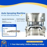 China 600X5B Five-Axis Automatic Spray Painting Machine with 360° Rotary Dual Guns for Small Auto & Motorcycle Parts for sale