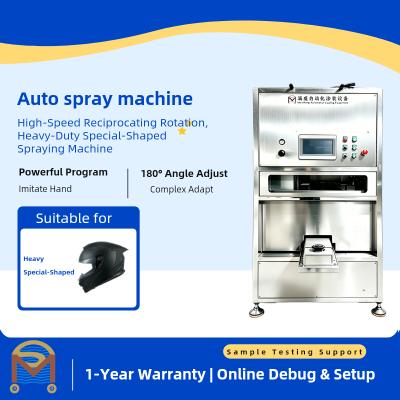China Automatic Spraying Equipment for Motorcycle Helmet Surface Coating Treatment for sale