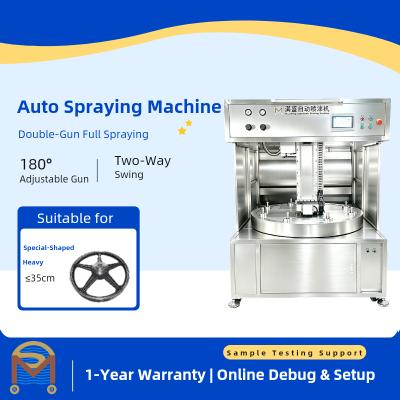 China Intelligent Automatic Spraying Machine for Motorcycle Wheel Hub Surface Finishing Processing for sale