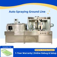 China Mobile Phone Case Automatic Spray Coating Line for Water Based UV Paint Finishing for sale