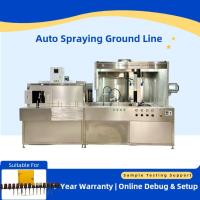 China Automatic Spraying Coating Machine for Plastic Cup Surface Painting Treatment for sale