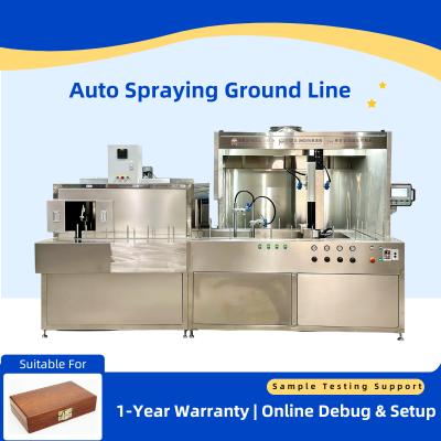 China High-Performance Automated Spraying Solution for Wooden Rectangular Boxes for sale