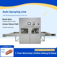China Orange Shoe Sole Automated Surface Finishing Unit for Water Based Paint Coating for sale