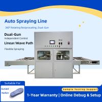 China Blue Shoe Sole Automatic Painting Equipment for Water Based Paint Coating for sale