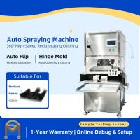 China Automatic Spray Painting Machine for Car Logo Surface Coating and Finishing Processing Equipment for sale