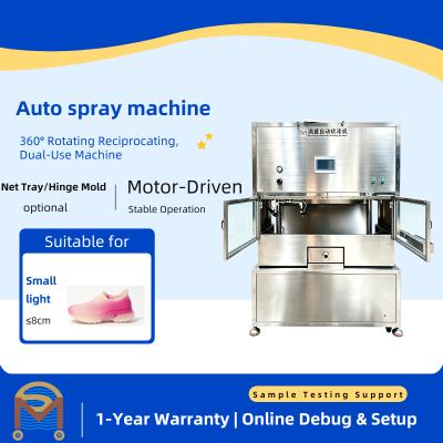 China Phosphorescent 3D Printed Shoes Automatic Spray Coating Machine for Shoe Surface Finish for sale