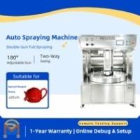 China Automatic Powder Coating Machine for Teapot Surface Spraying with Metal & Ceramic Compatibility for sale