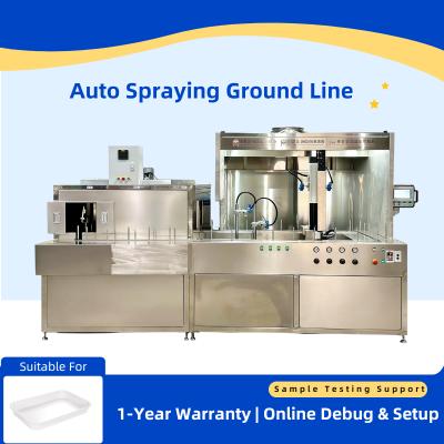 China Trays High-Efficiency Automated Spray Painting Equipment for Gloss Surface Finishing for sale