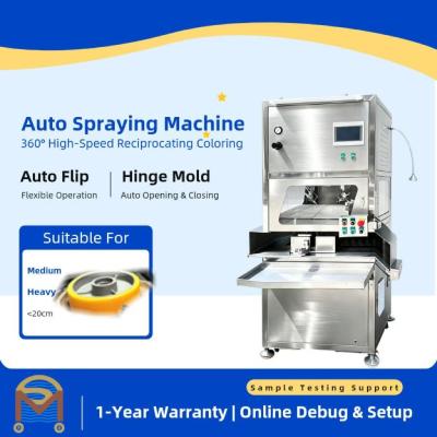 China 200X7B Seven-Axis Dual Gun Automatic Spray Painting Machine for Industrial Caster Wheel Coating for sale