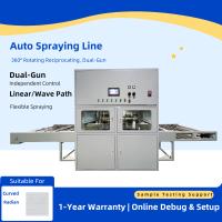 China PU Wallpaper Automatic Continuous Roller Spray Coating Machine for Surface Painting for sale