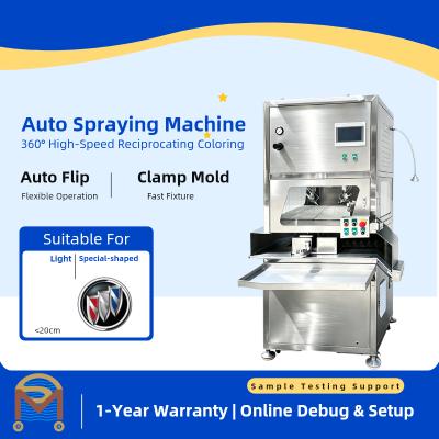 China Continuous Automated Spraying System for Automobile Badge Surface Treatment for sale