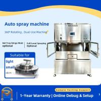 China 500X7A Automatic Hardware Spray Machine Seven Axis 360 Degree Rotary Reciprocating Paint Coating for Hinge Molds for sale